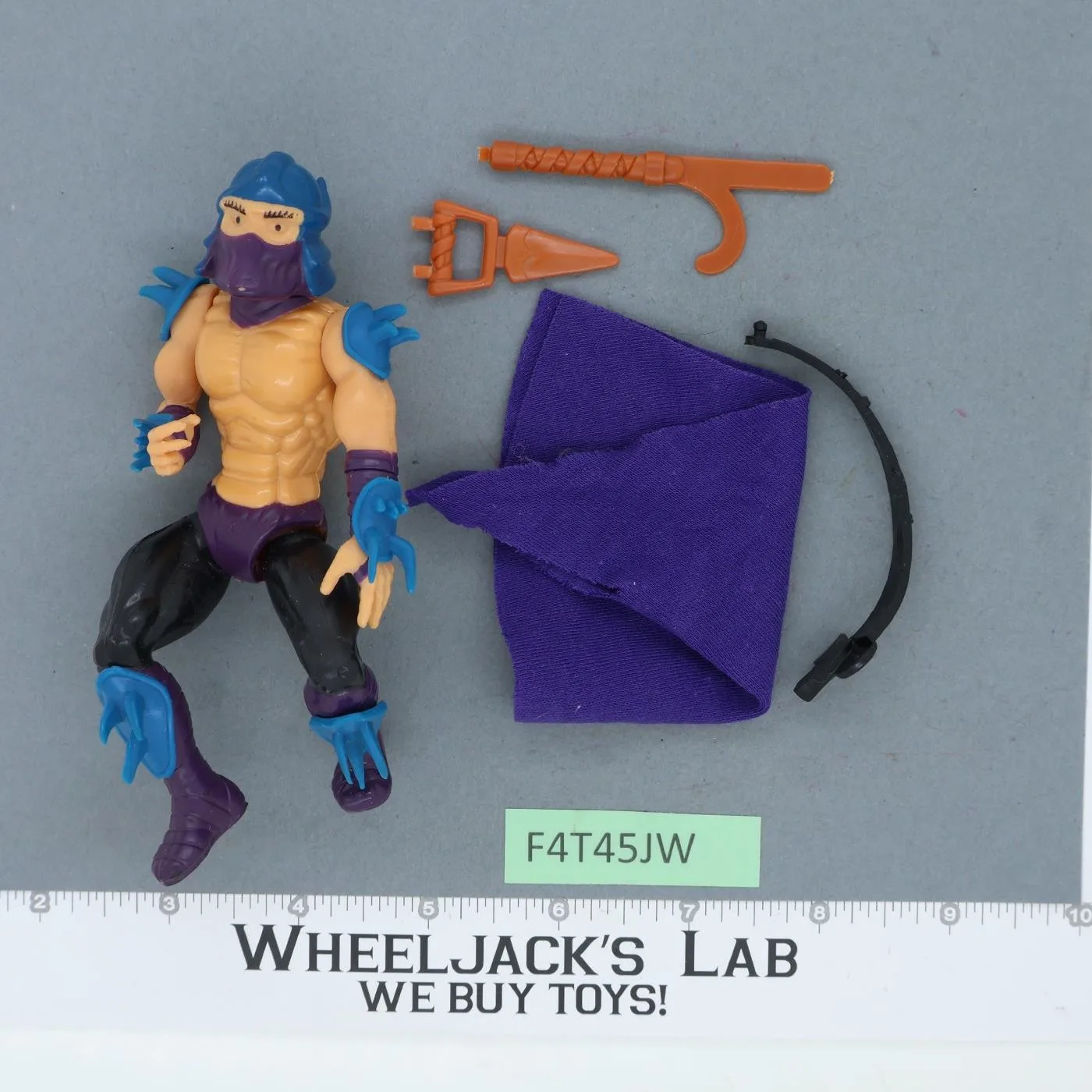 Shredder HARD HEAD Teenage Mutant Ninja Turtles TMNT 1988 Playmates ...