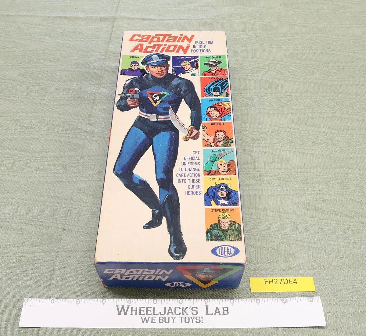 Captain Action The Super Hero 100% Complete W/Box 1966 Vintage Action ...