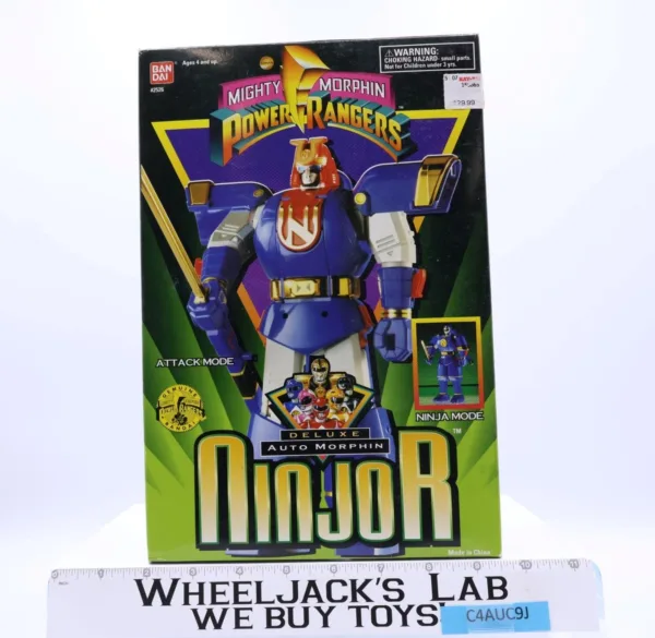 Deluxe Auto Morphin Ninjor Mighty Morphin Power Rangers 1993 Bandai ...