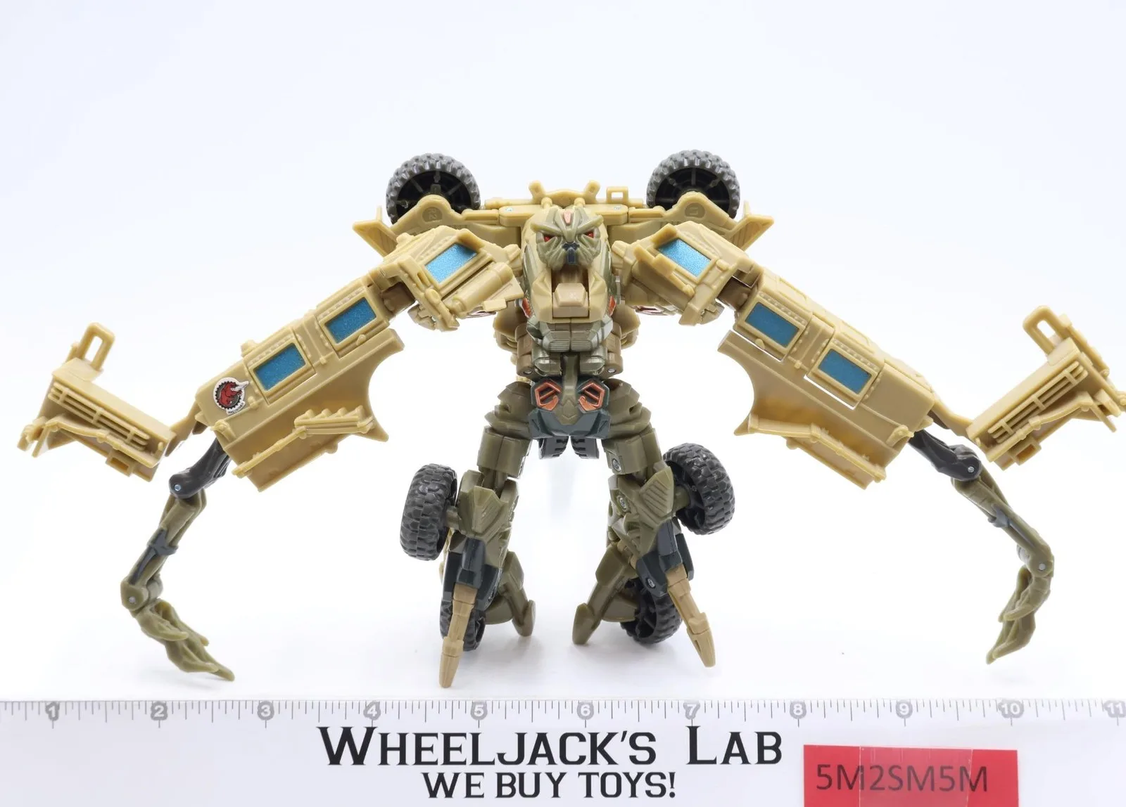 Bonecrusher 100% Complete Transformers Movie 2007 Hasbro Action Figure - Wheeljack's Lab