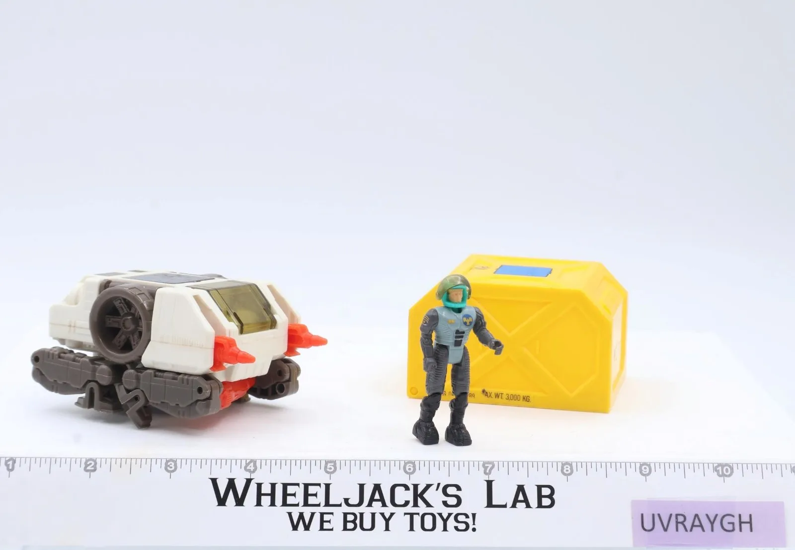 Battlecrane W/ Bob Anders Starcom 1986 Coleco Action Figure Vehicle ...