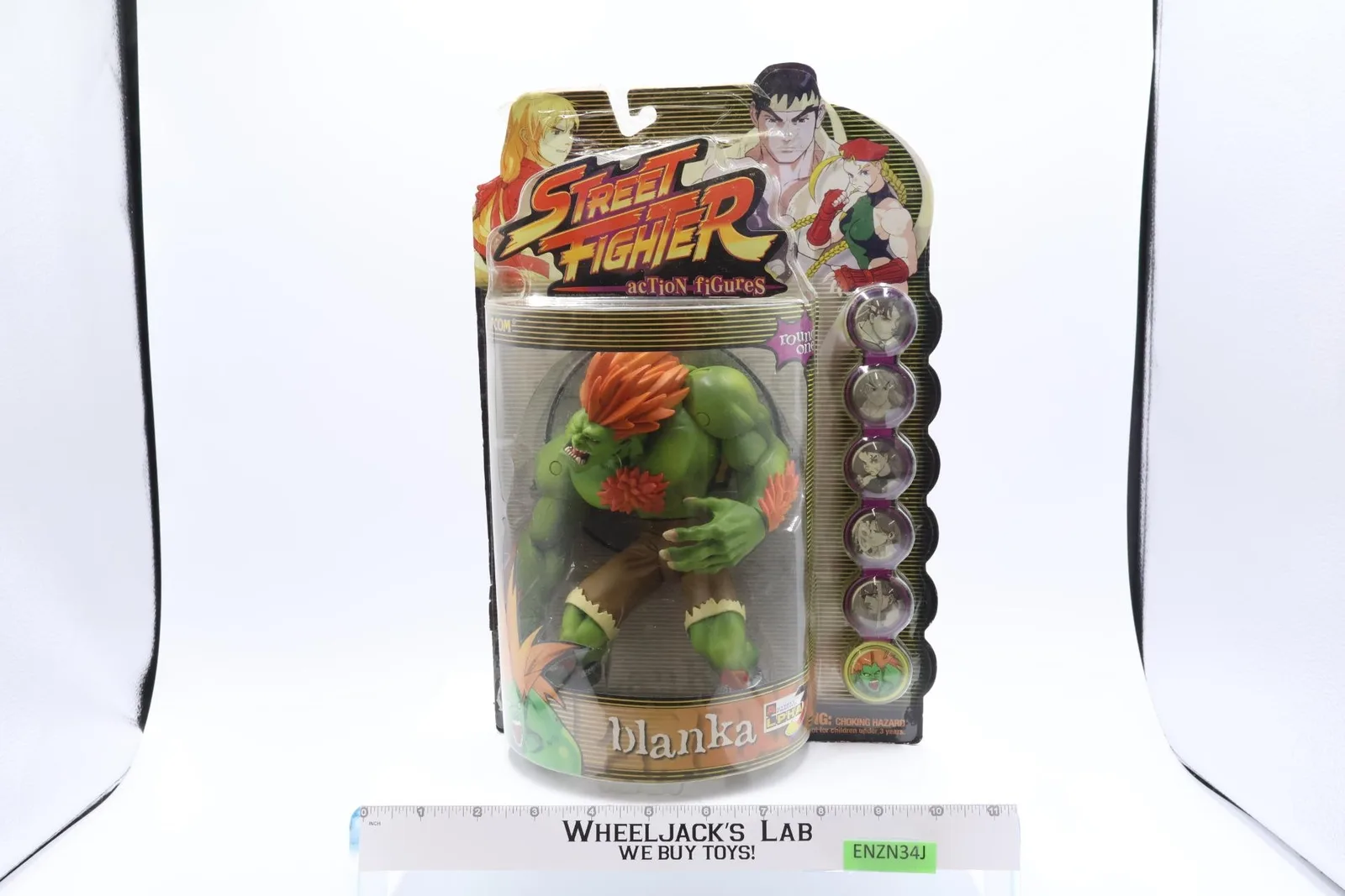 Blanka Green Street Fighter Round 1 Alpha 3 1999 Capcom Resaurus ...