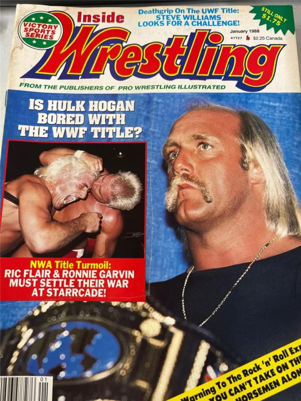 WWF Lot of 10 Inside Wrestling Magazines 1991 Hulk Hogan - Wheeljack's Lab