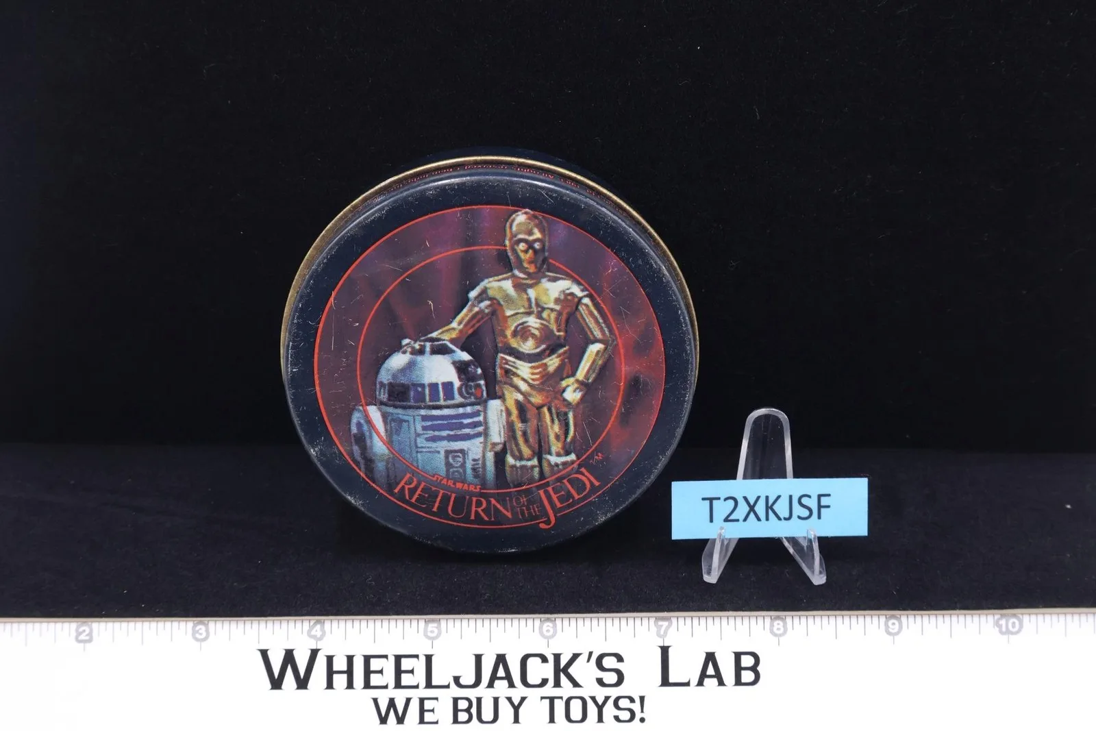 R2-D2 & C-3PO Tin Container Star Wars ROTJ 1983 Cheinco Vintage ...