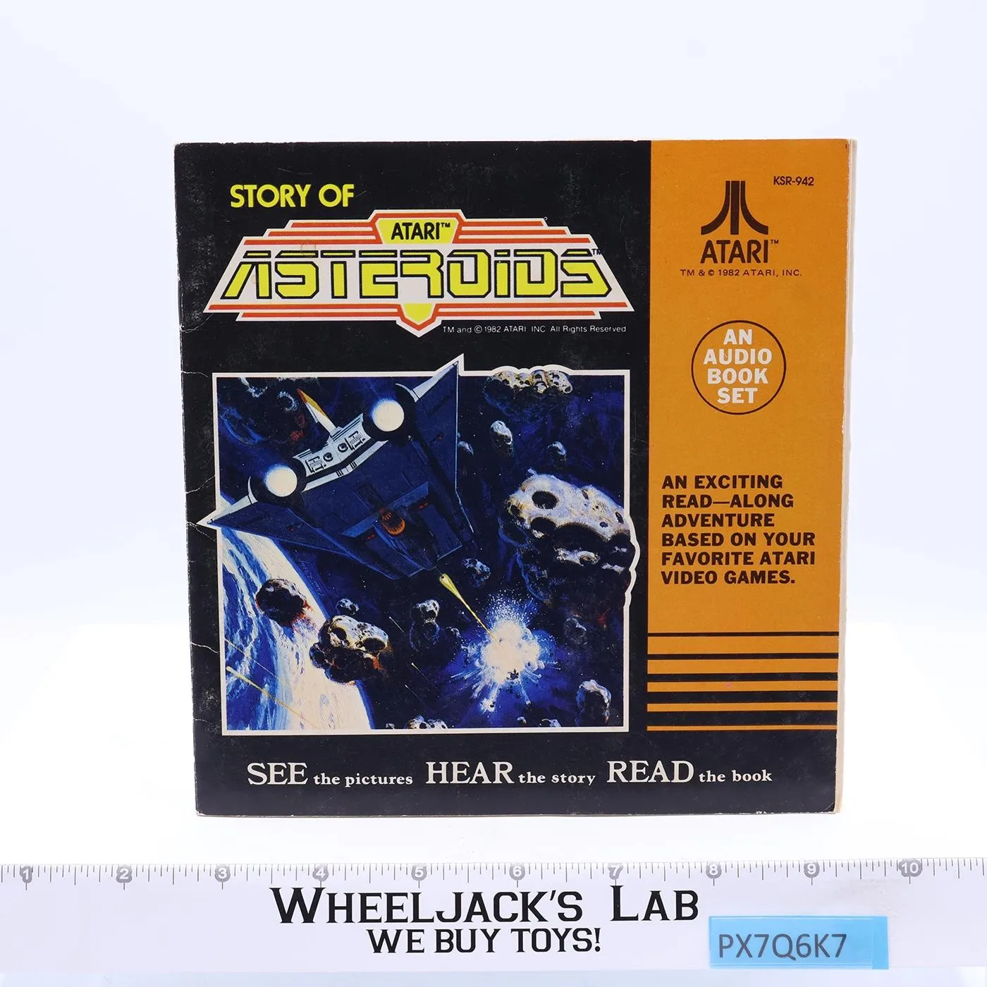 Story of Atari Asteroids Book & Record Set 1982 Kid Stuff Vintage - Wheeljack's Lab