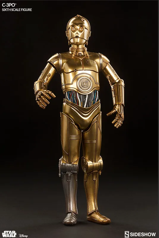 #2171 C-3PO Star Wars Sideshow Collectibles Deluxe 1:6 Scale Figure NEW ...