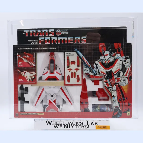 Jetfire AFA GRADED NEW MIB Vintage G1 Transformers Hasbro Action Figure ...