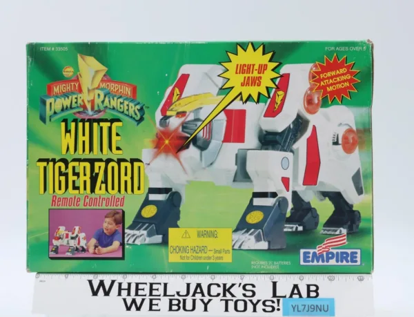 Remote Controlled White Tigerzord Power Rangers 1994 Marchon Empire NEW ...