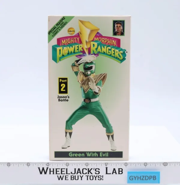 Power Rangers Green with Evil Part 2 Jason's Battle VHS Tape 1994 ...