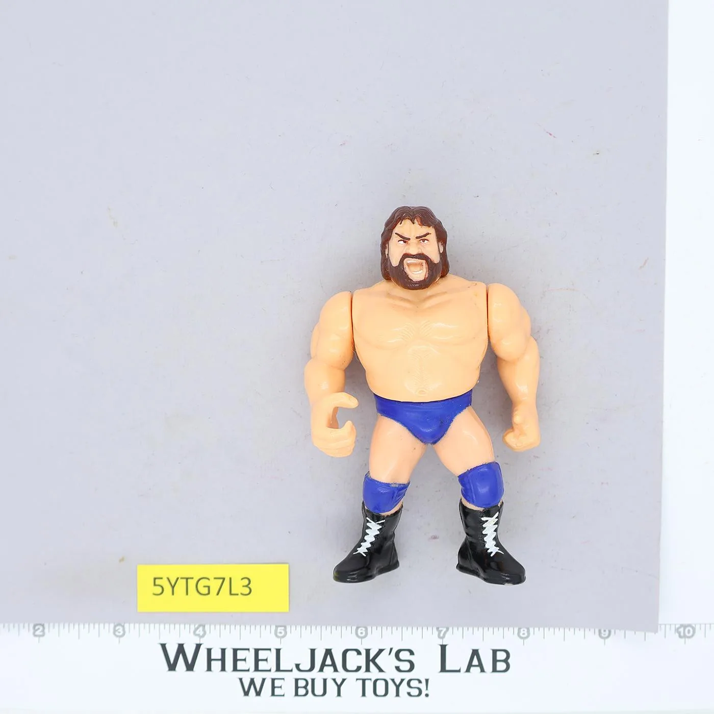 Hacksaw Jim Duggan WWF WWE Hasbro Wrestling 1991 Vintage Figure ...