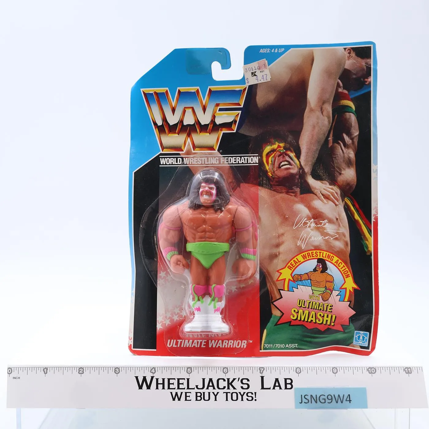 Ultimate Warrior Series 1 WWF Wrestling 1990 Hasbro Action Figure NEW ...