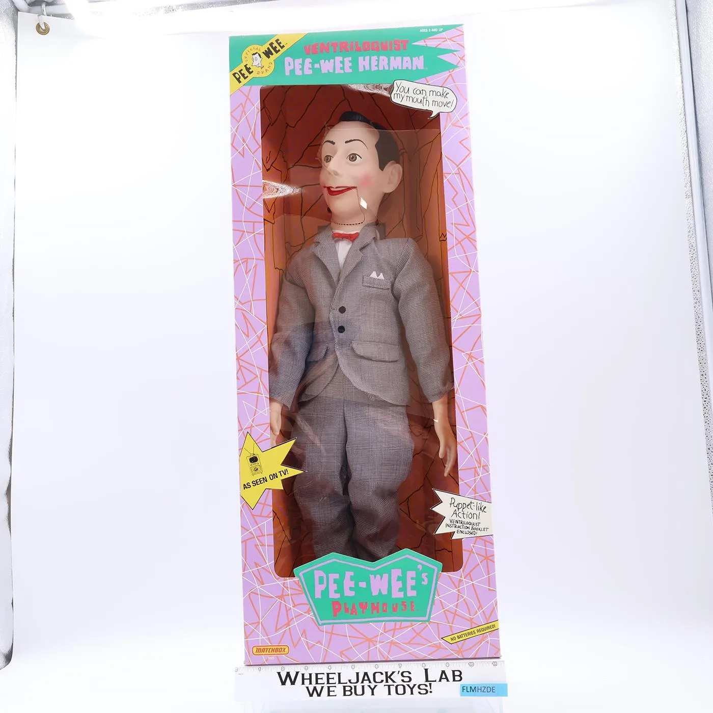 Ventriloquist Pee Wee Herman from Pee-Wee's Playhouse 1989 Matchbox 26 ...