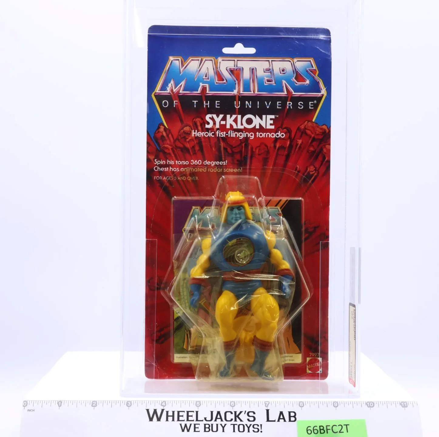 Sy-Klone AFA GRADED 70 70/80/80 Masters of the Universe MOTU 12-Back ...