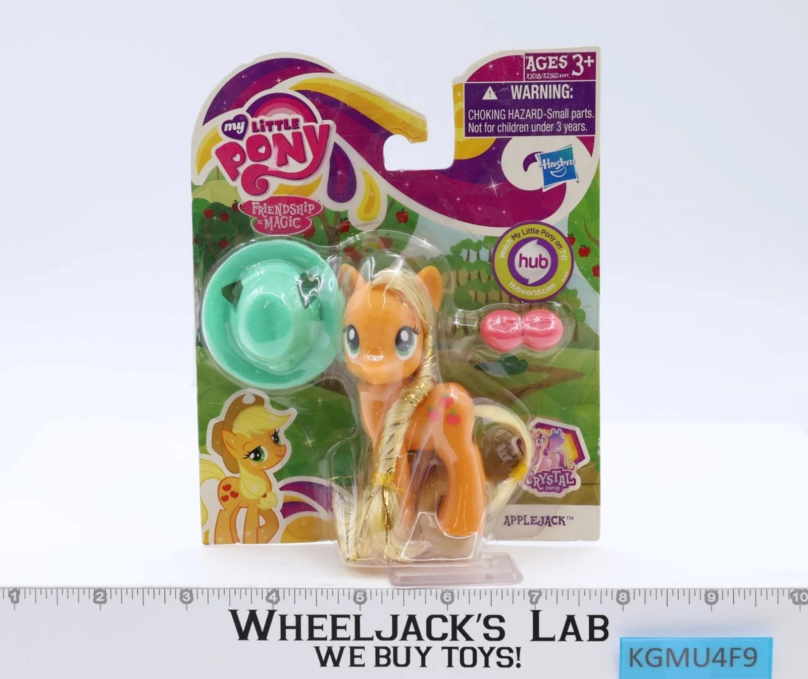 Crystal Empire Applejack Cowboy Hat My Little Pony MLP 2012 Hasbro NEW SEALED - Wheeljack's Lab