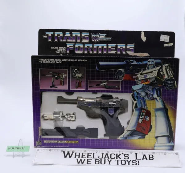 Megatron 100% Complete W/BOX & INSERT G1 Transformers 1984 Vintage ...