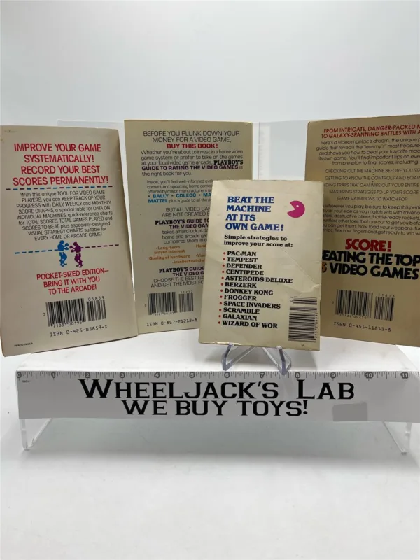 4 Book LOT Rating Video Games LOWE Scorebook WILLIAMS Score! USTON 1980s Vtg - Wheeljack's Lab