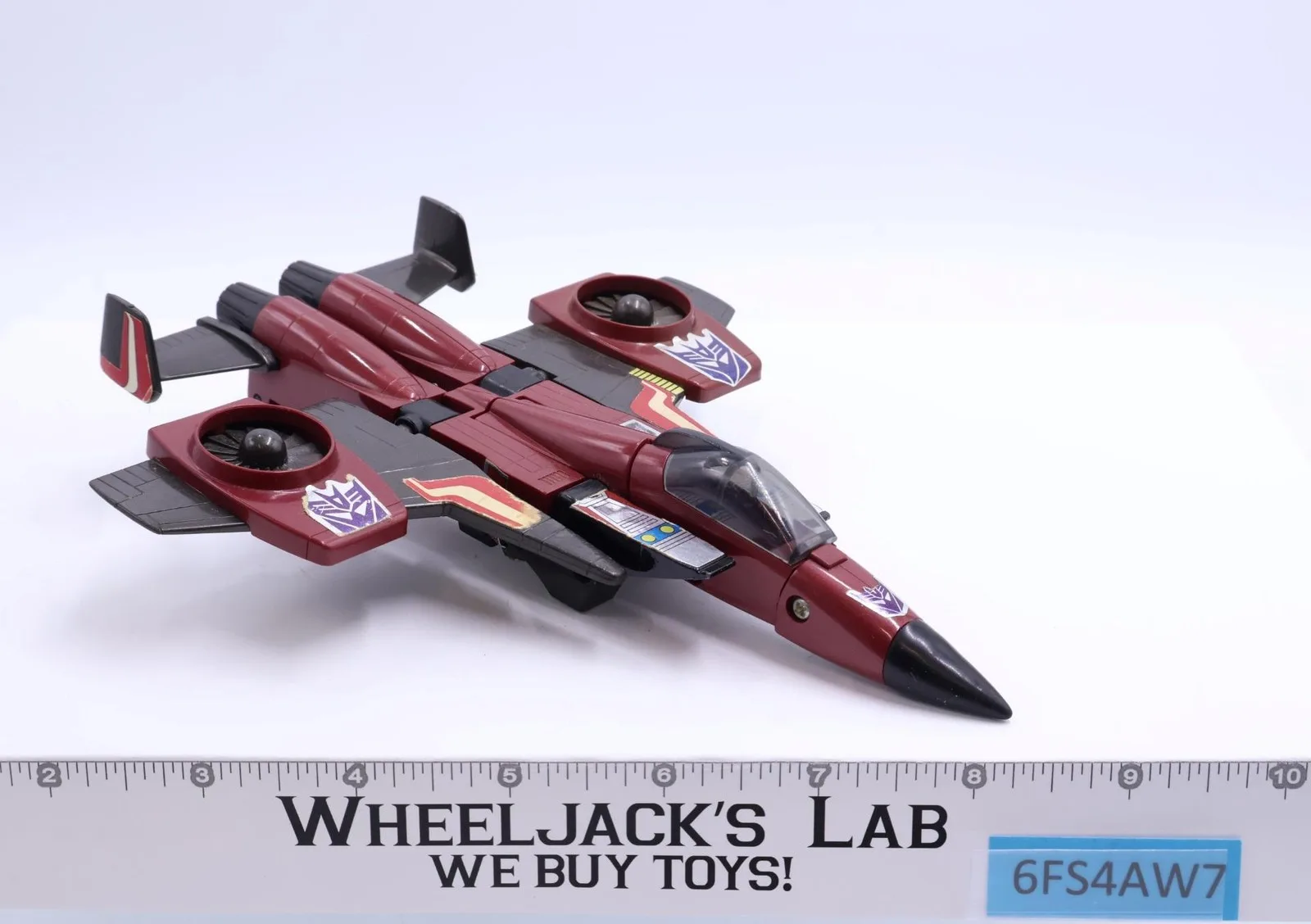 Thrust 1985 Vintage G1 Transformers F-15 Fighter Action Figure Hasbro ...