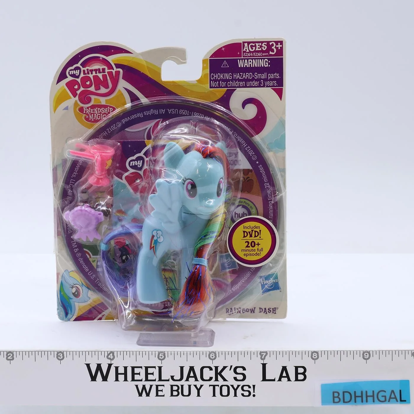 Crystal Empire Rainbow Dash W/DVD My Little Pony MLP 2012 Hasbro NEW ...