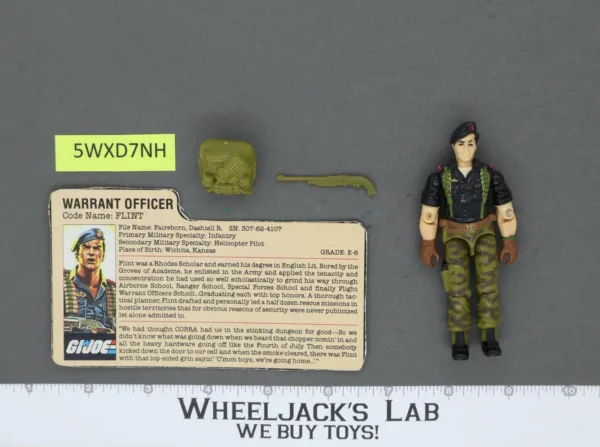 Flint V1 100% Complete 1985 G.I. Joe Hasbro Vintage Action Figure ...