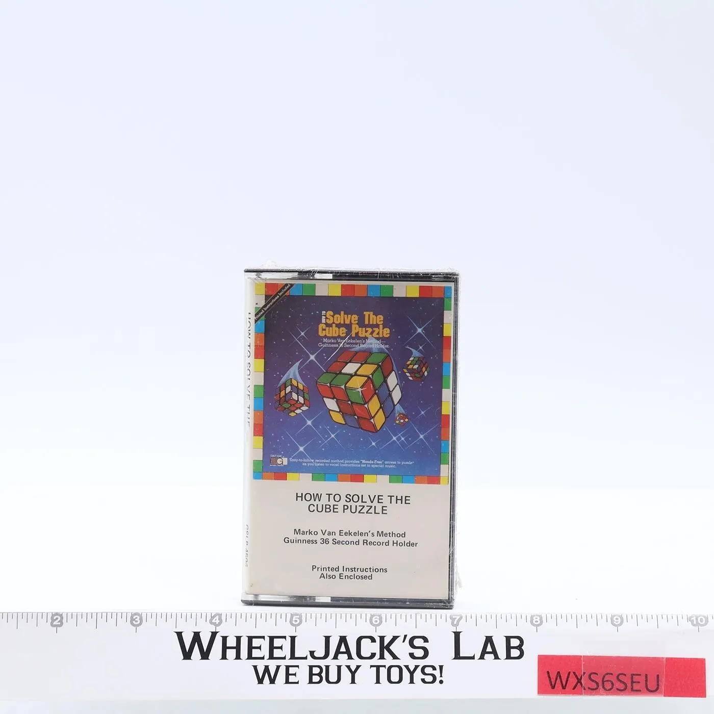 How to Solve the Cube Puzzle Cassette Tape Marko Van Eekelen Method NEW ...