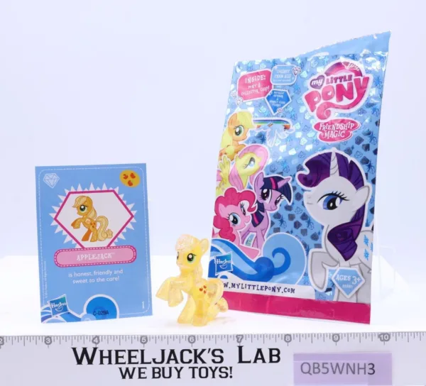 Glitter Applejack My Little Pony Blind Bag Wave 4 Hasbro 2" Mini Figure ...