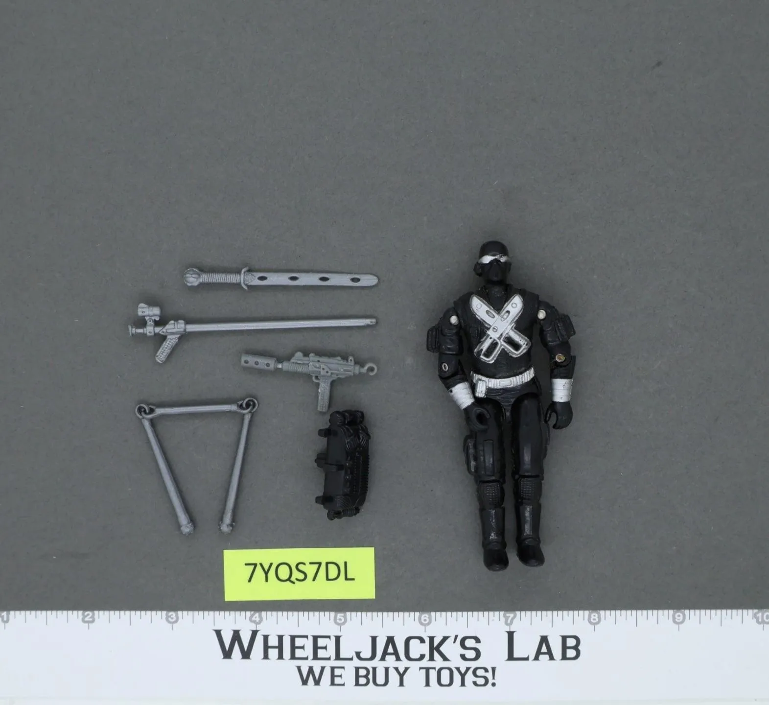 Snake Eyes V3 100% Complete G.I. Joe 1988 Hasbro Vintage Action Figure ...