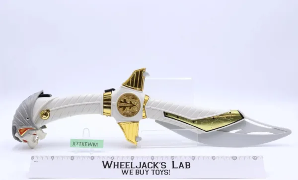 Saba Talking Tiger Saber Sword White Ranger WORKS Power Rangers 1994 ...