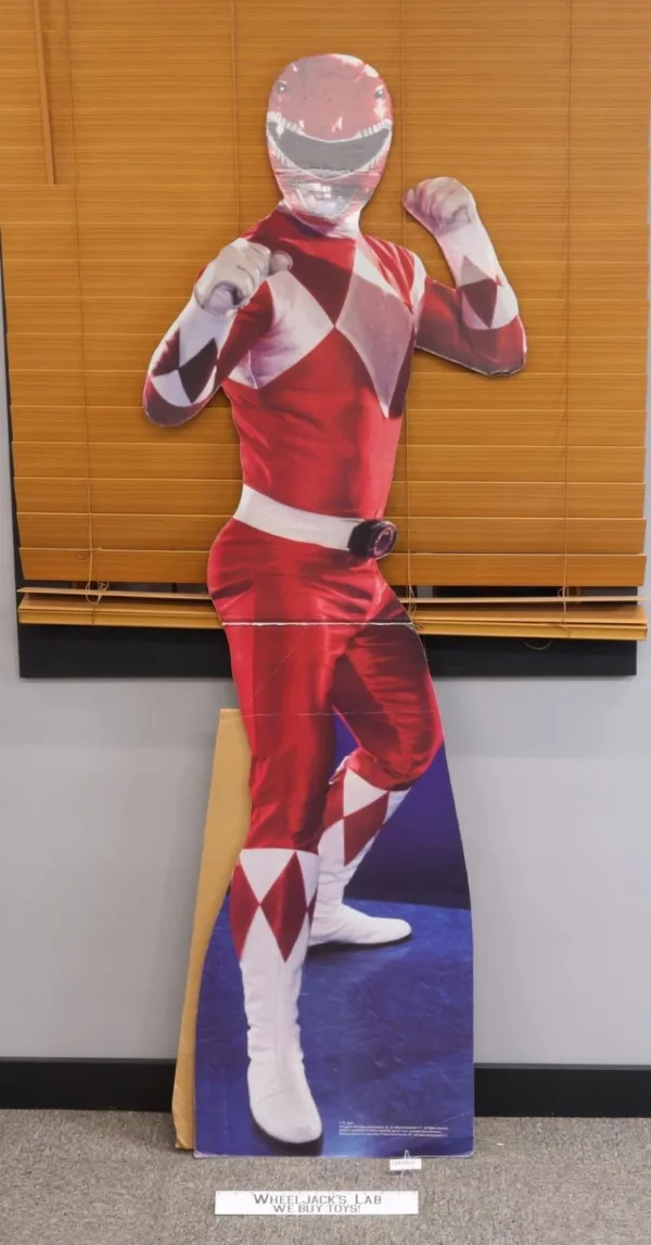 Jason Red Ranger Life Size Cardboard Cut-Out Power Rangers 1994 Saban ...