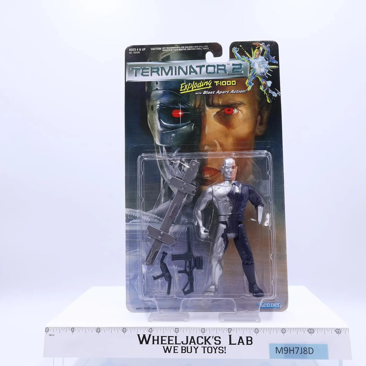 Exploding T-1000 Terminator 2 w Blast Apart Action Kenner 1991 MOSC ...