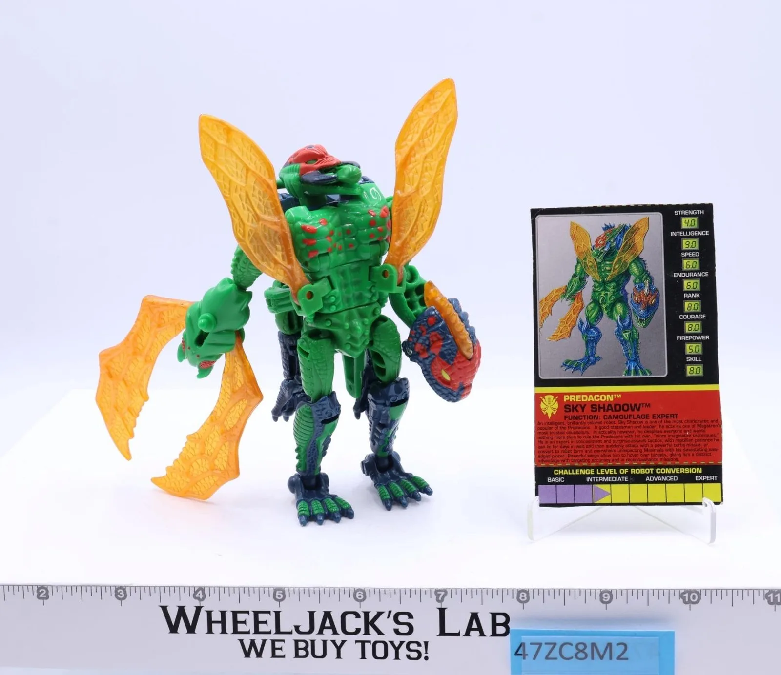 Sky Shadow Fuzors 100% Complete Deluxe Class Transformers Beast Wars ...