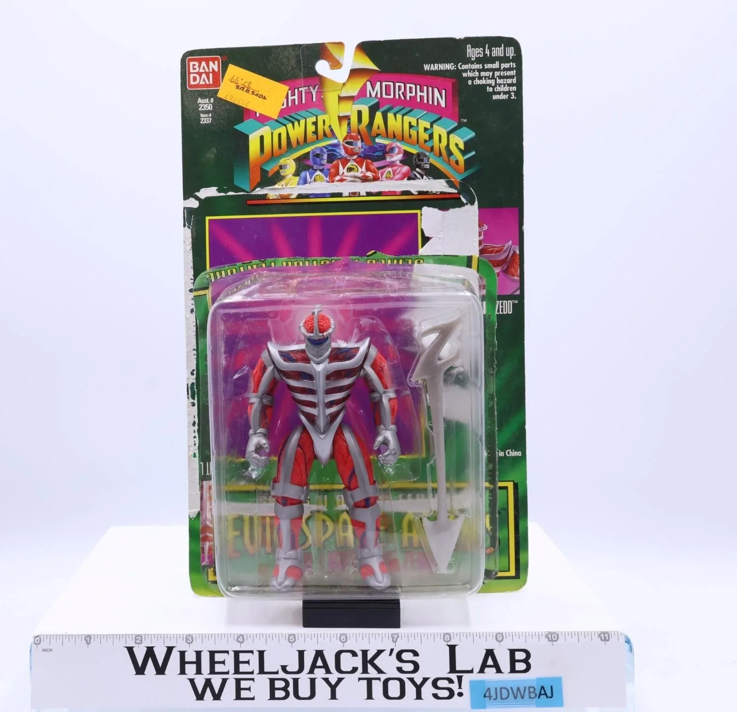 Lord Zedd Evil Space Alien 5.5" Mighty Morphin Power Rangers 1994 ...