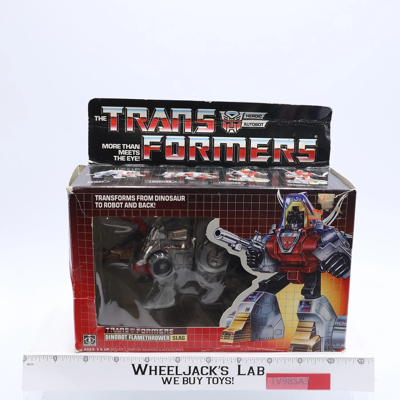 Slag 100% Complete W/BOX & INSERT MIB UNUSED STICKERS 1985 G1 ...