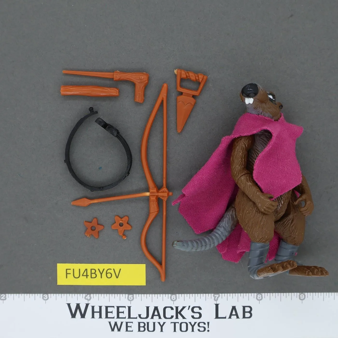 Splinter SOFT HEAD 100% Complete Teenage Mutant Ninja Turtles 1988 ...