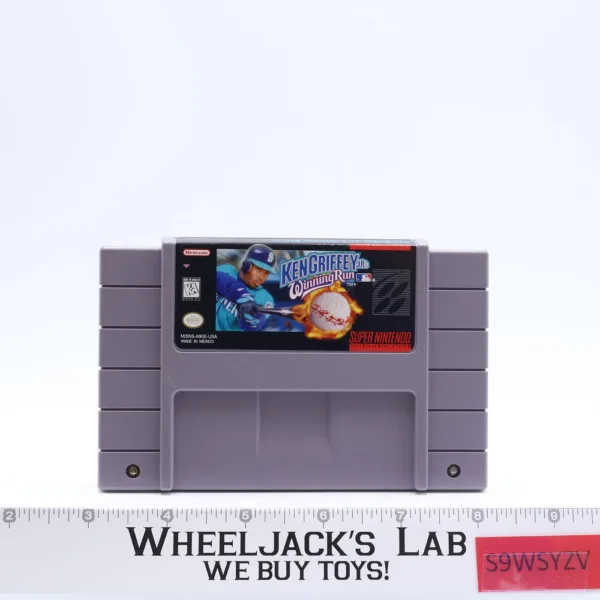 Ken Griffey Jr. Winning Ram Super Nintendo SNES 1992 Game Cartridge ...