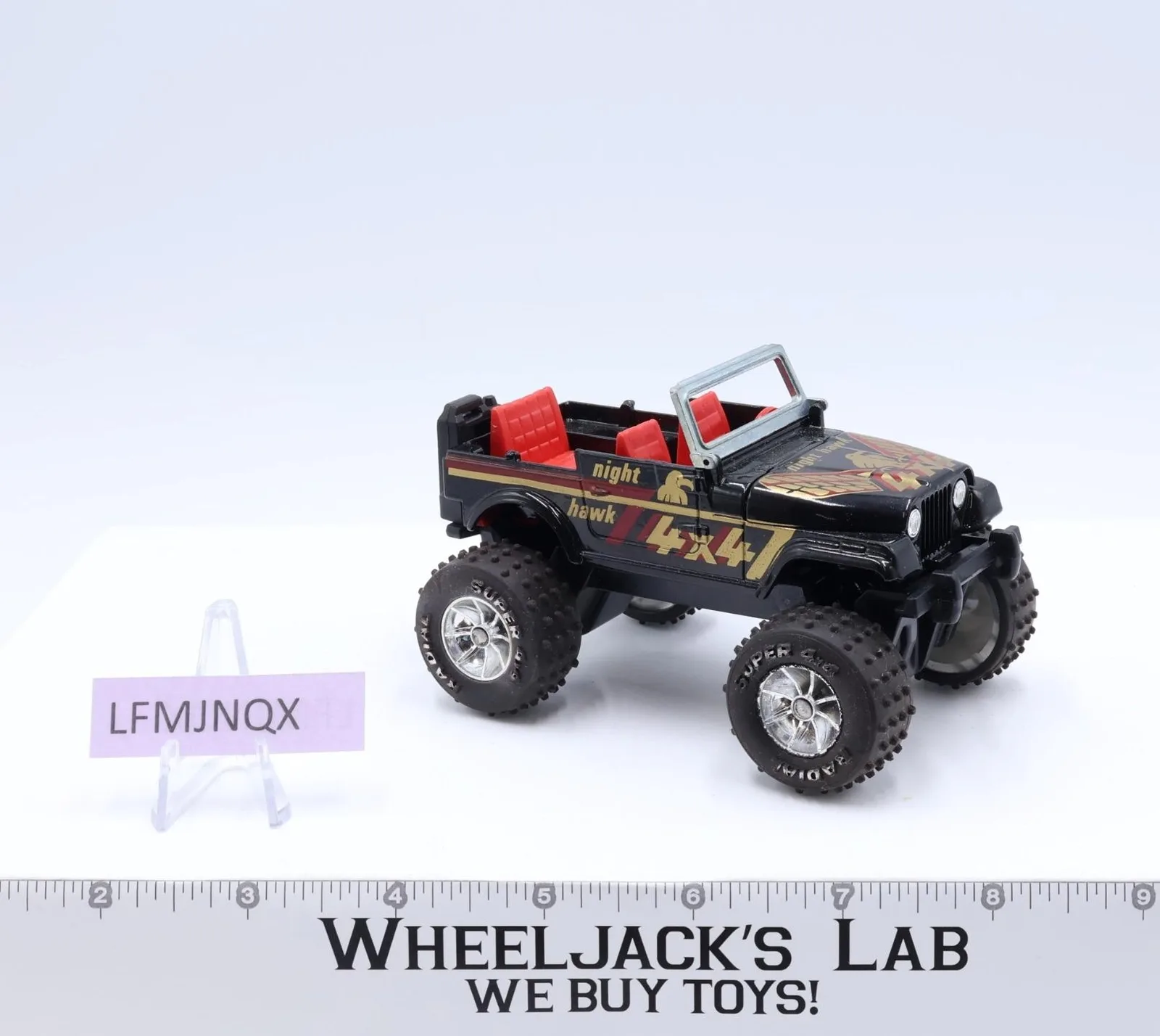 Mojorette Night Hawk 4x4 Jeep Black Made in France - Wheeljack's Lab