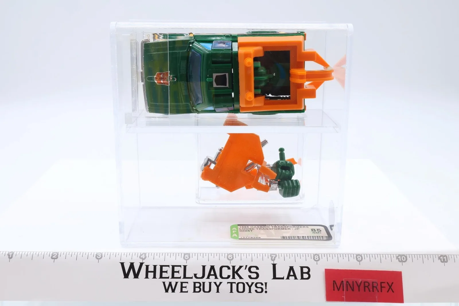 Hoist Japan AFA GRADED 85 G1 Transformers 1985 Hasbro Action Figure ...