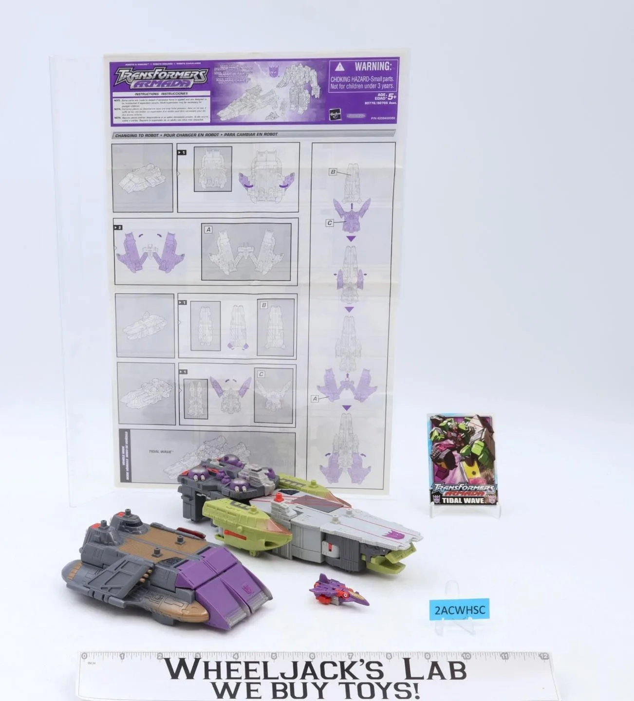 Tidal Wave Giga-Con Transformers Armada 2003 Hasbro Action Figure ...