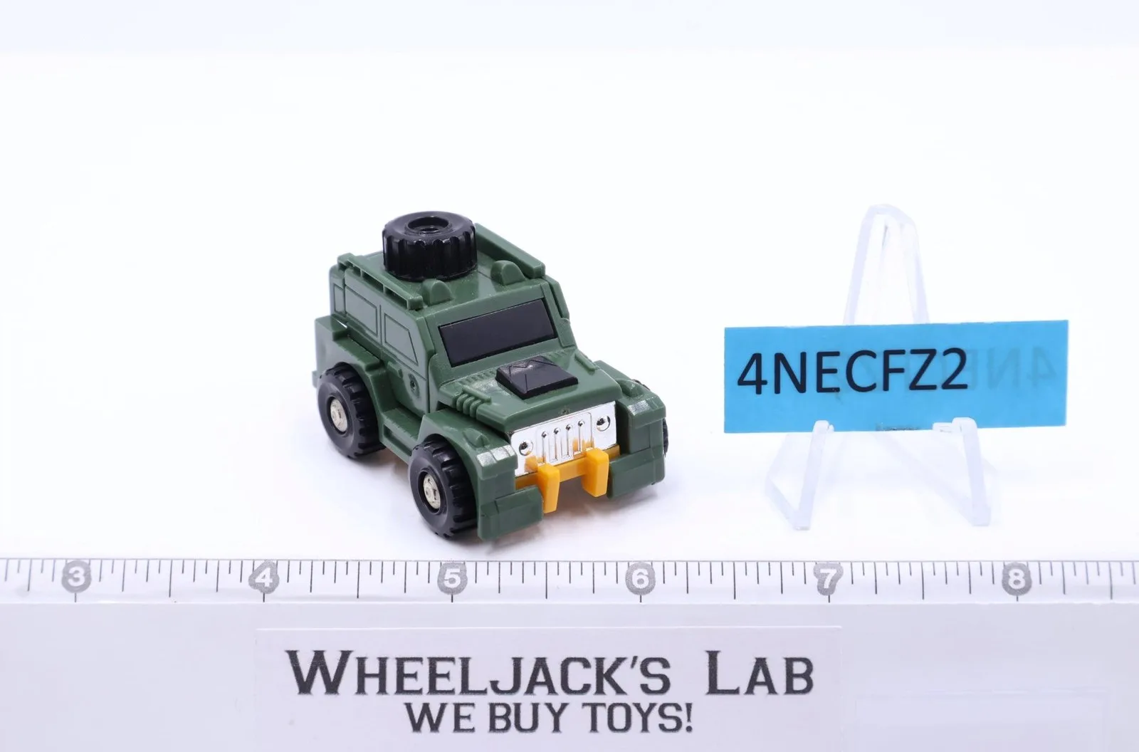 Brawn 100% Complete Vintage 1984 G1 Transformers Hasbro Action Figure - Wheeljack's Lab