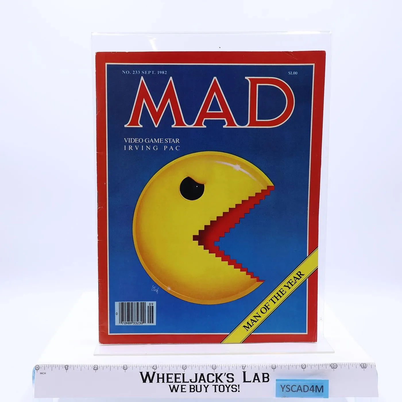 Pac-Man MAD Magazine Video Game Star Irving Pac No. 233 Sept. 1982 ...