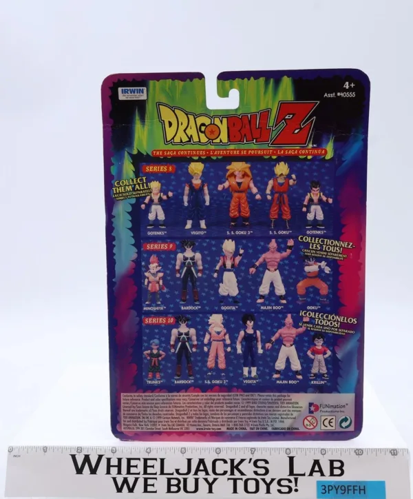 Krillin Series 10 Dragonball Z 1999 Irwin Toys Action Figure NEW MOSC ...