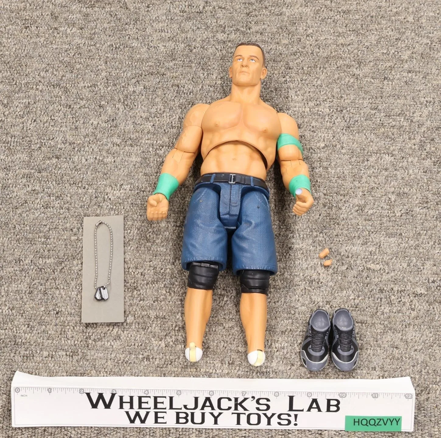 John Cena PITCH Prototype PAINTED HARDCOPY WWE 12" Wrestling Action ...