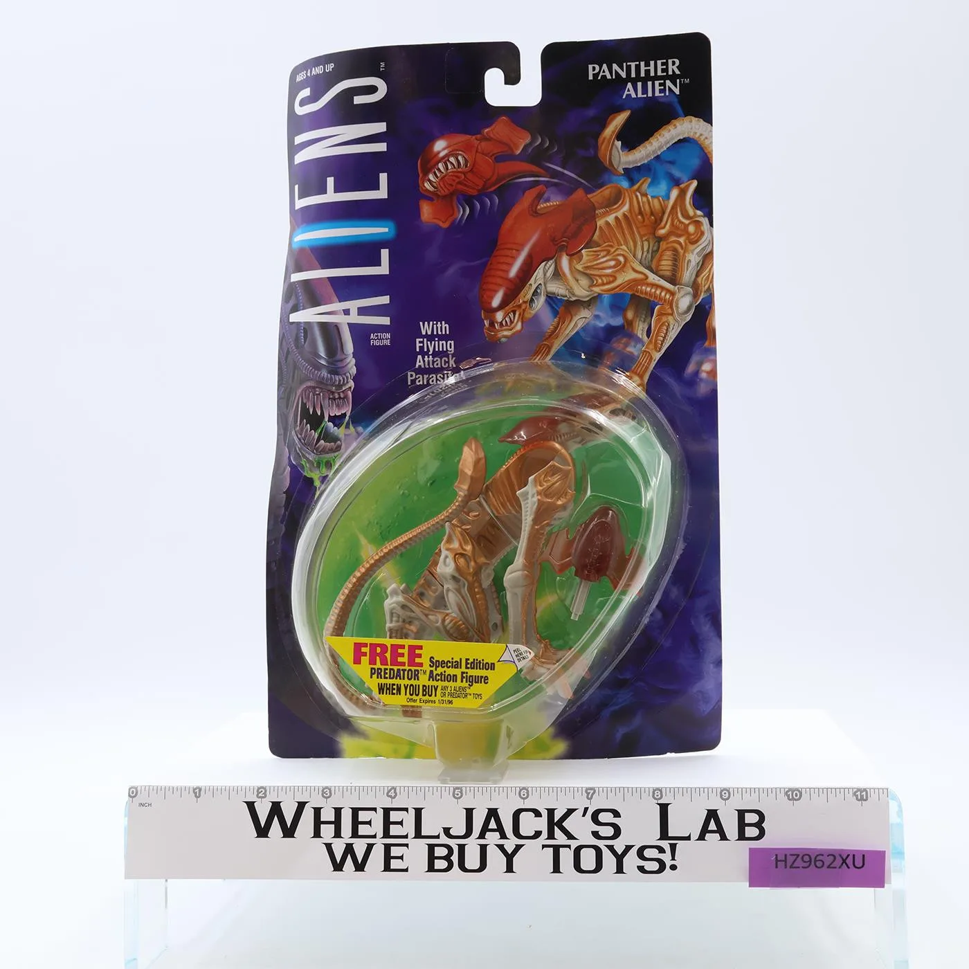 Panther Alien W/Flying Attack Parasite Aliens 1993 Kenner Action Figure ...