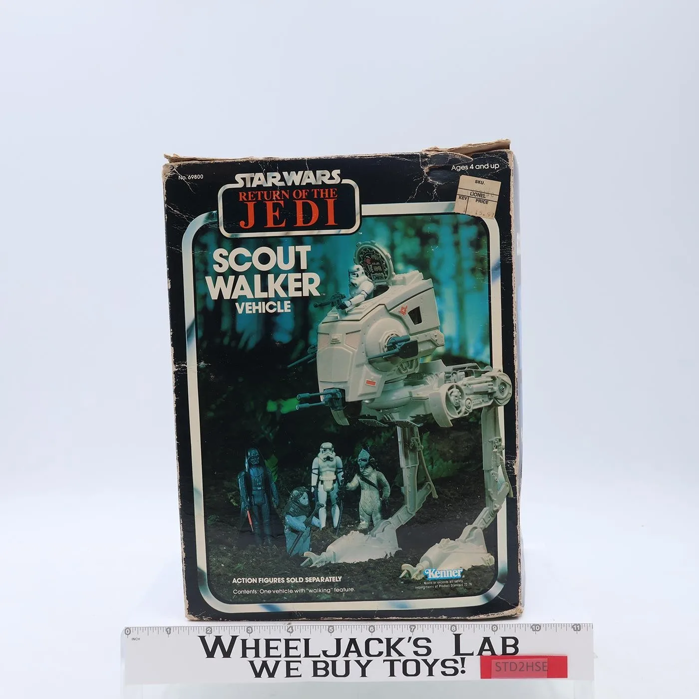 Scout Walker AT-ST 100% Complete W/ Box Star Wars ROTJ 1980 Kenner ...