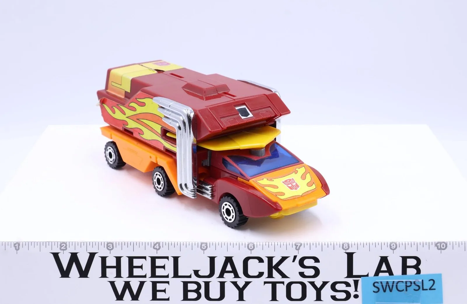 Rodimus Prime W/SPOILER 1986 Vintage G1 Transformers Action Figure ...