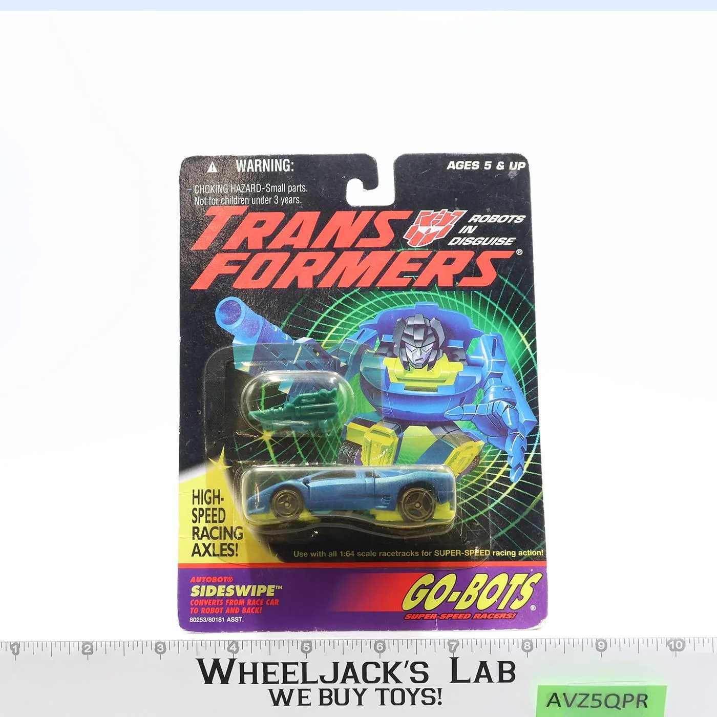 Sideswipe G2 Transformers Go-Bots 1994 Hasbro Action Figure NEW MOSC ...