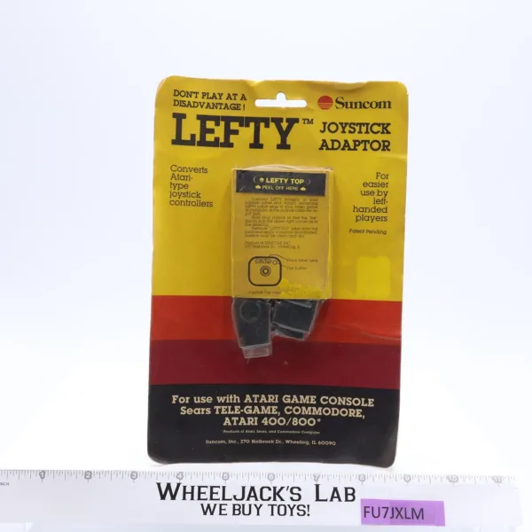 Suncom LEFTY Joystick Adapter Left-Handed ATARI Commodore MIP NOS ...