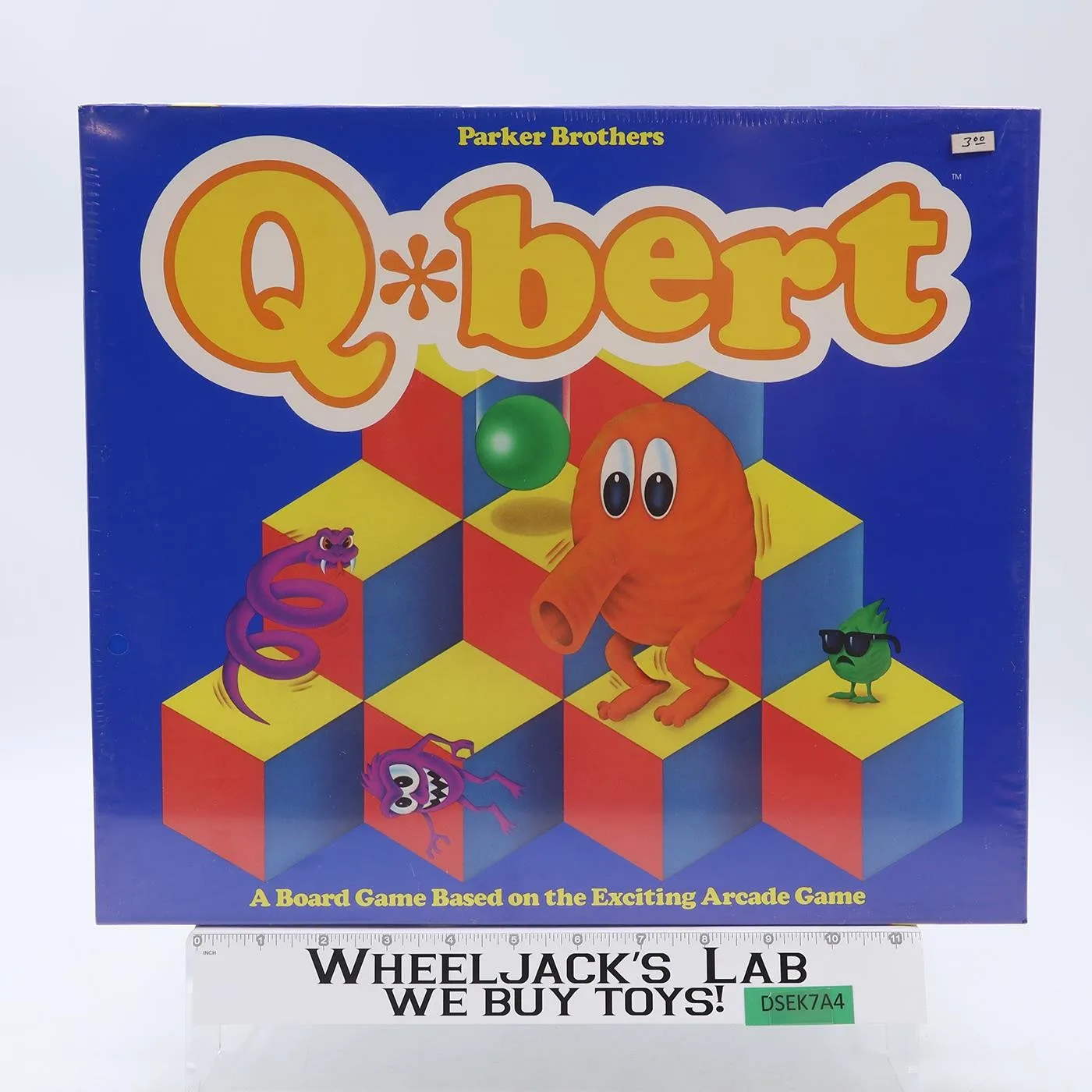 QBert Board Game 1983 Parker Brothers Vintage NEW SEALED Q Bert Q-Bert ...