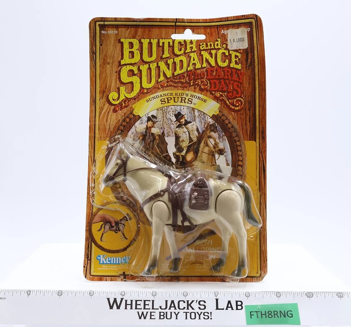 Spurs Horse Butch & Sundance The Early Days 1979 Kenner Action Figure ...
