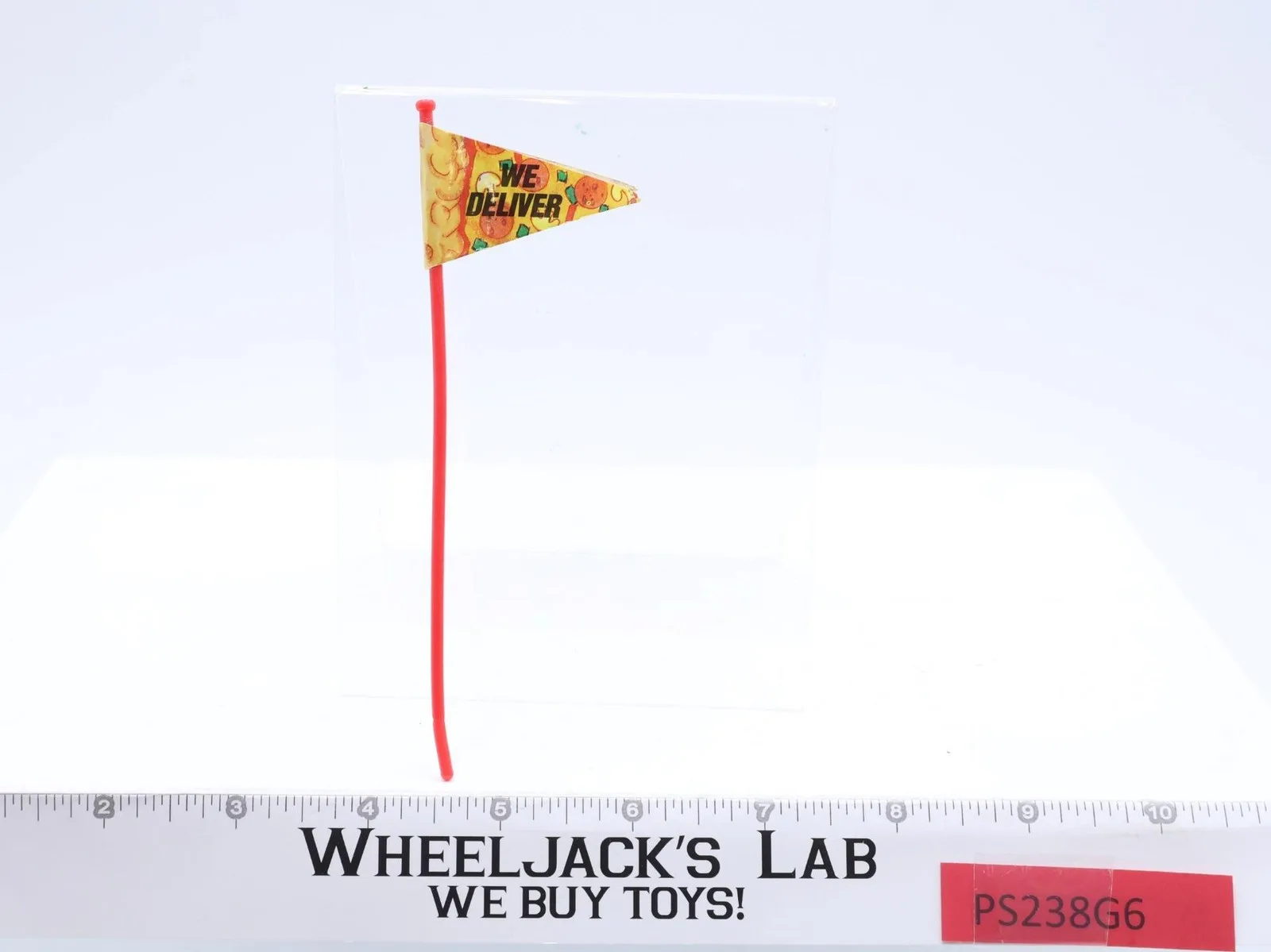 Pizza Thrower Flag Teenage Mutant Ninja Turtles TMNT Vintage Playmates ...