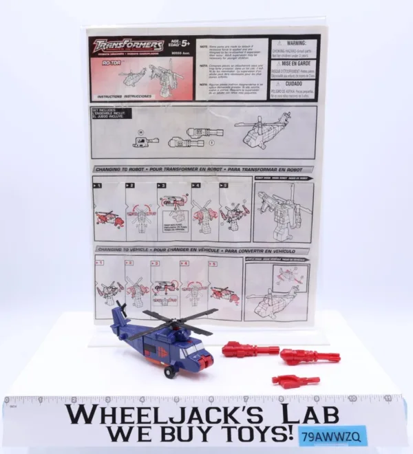 Ro-Tor 100% Complete Transformers Robots in Disguise 2001 Hasbro Figure ...